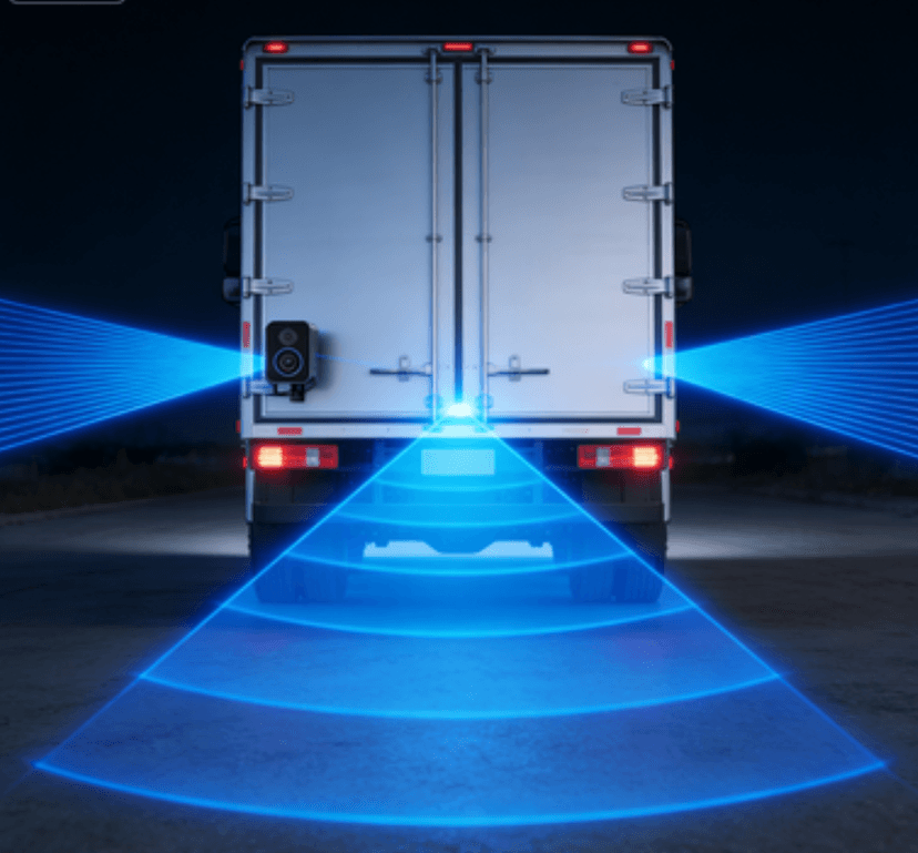 Millimeter-Wave Radar Blind Spot System for Large Vehicles